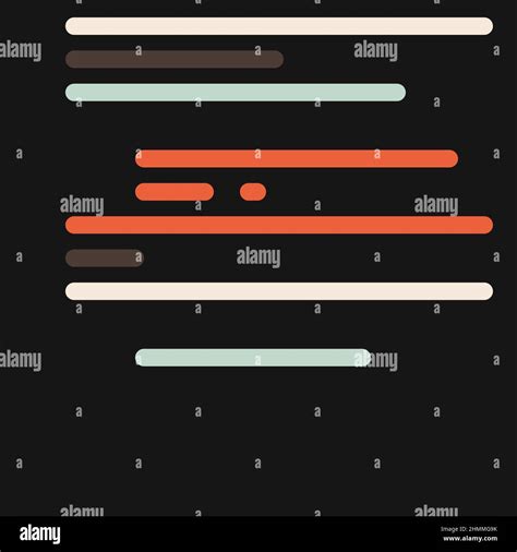 Cartoon Coding Simulated Lines Vector Illustration Stock Vector Image