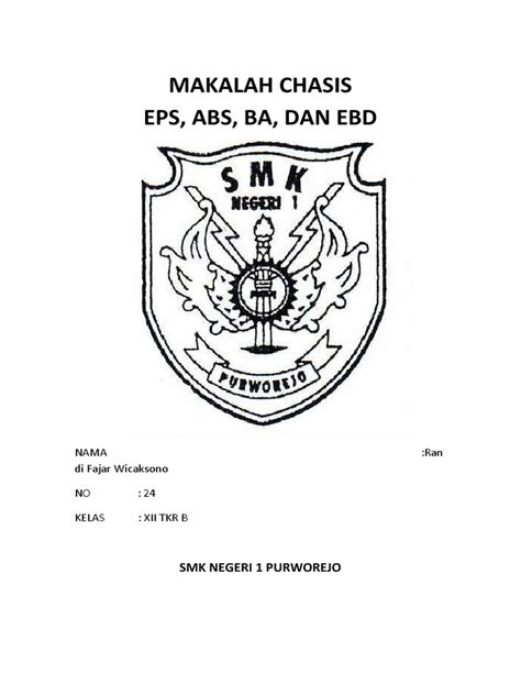 Makalah Chasis 24 Xii Tkr B 1 Pdf