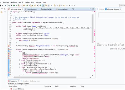 aixcoder code completer and code search engine eclipse plugins bundles