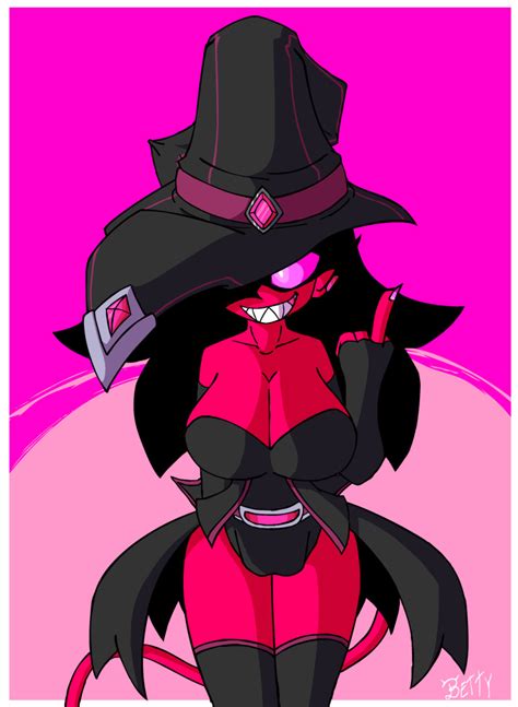 Rule 34 Bettysantana Big Hair Demon Girl Demon Tail Halloween Halloween Costume Oc Phantom