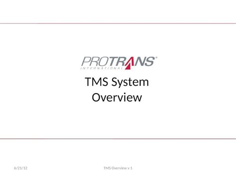 Pptx Tms System Overview Dokumen Tips