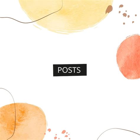Premium Vector Minimalist Watercolor Mid Century Poster