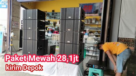 Paket Line Array 28 1jt Kirim DEPOK DS Audio Wa 085801239433 YouTube