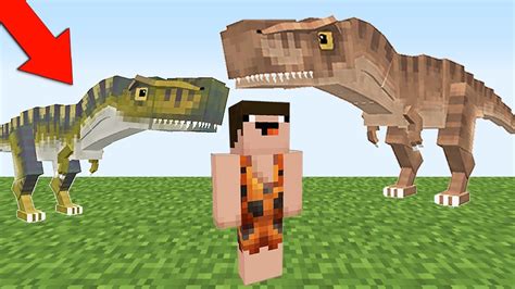 НУБ ПЕЩЕРНЫЙ ЧЕЛОВЕК ПРОТИВ ДИНОЗАВРА В МАЙНКРАФТ НУБИК И ДРЕВНИЙ МИР ТРОЛЛИНГ Minecraft Youtube