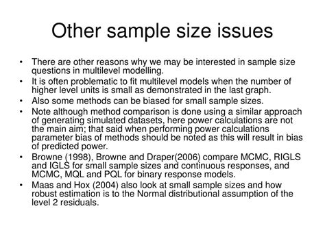 Ppt Sample Size Calculations In Multilevel Modelling Powerpoint