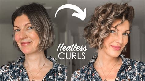 Easy Heatless Curls For Short Hair