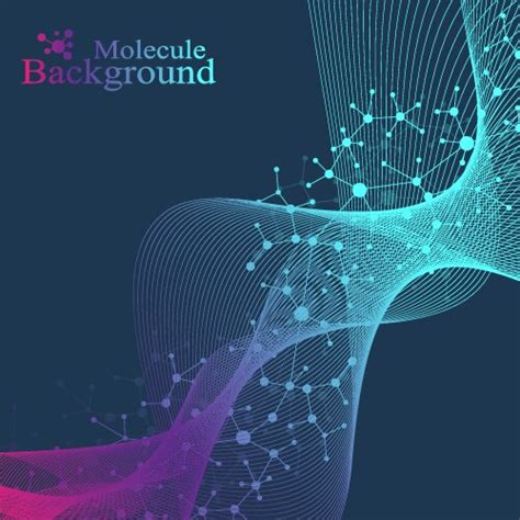 Big Genomic Data Visualization Dna Helix Vector Image