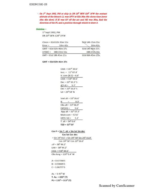 Exercise 25 Practical Navigation Pdf