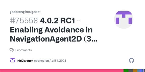 402 Rc1 Enabling Avoidance In Navigationagent2d 3d Causes Godot