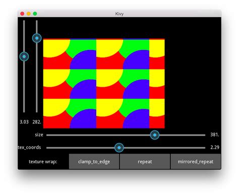 Texture Wrapping And Coordinates Example — Kivy 2 0 0 Documentation