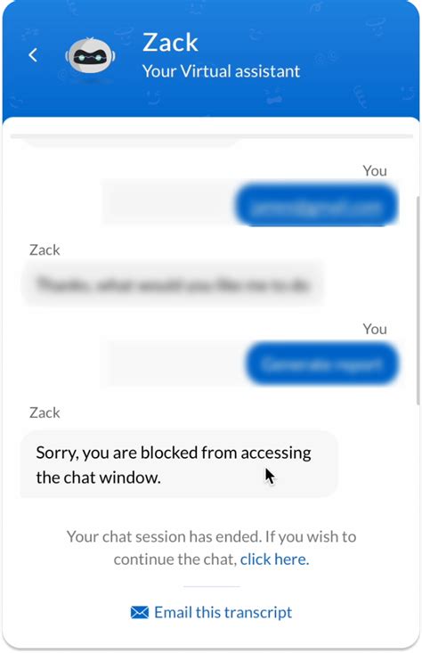 blocking a spammer salesiq scripts