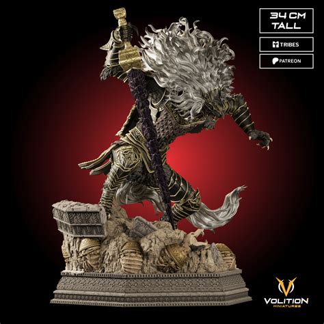 💍 Maliketh Figure Elden Ring Fan Art・ 3d File For 3d Printing・cults