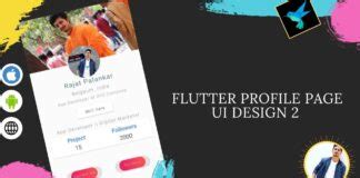 Flutter Profile UI Design Proto Coders Point