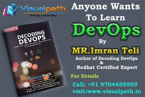 Devops Training By Mrimran Teli For More Details Call9704455959