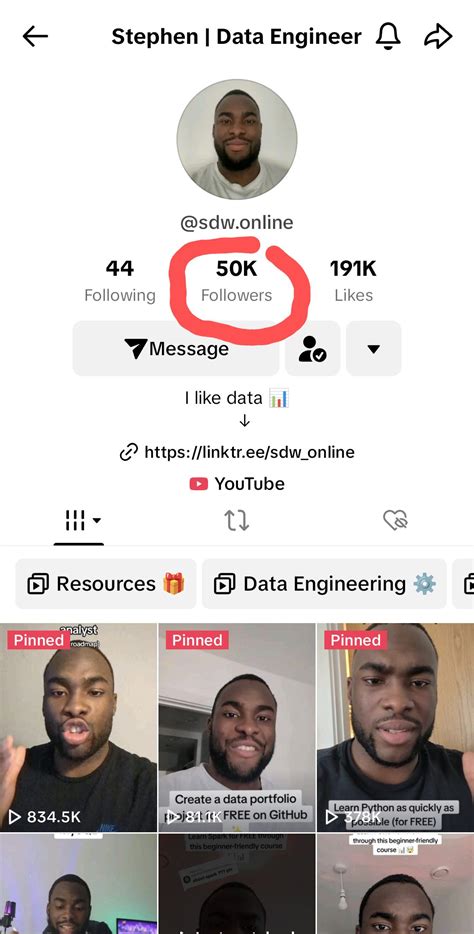stephen david williams on linkedin 50k thankyou
