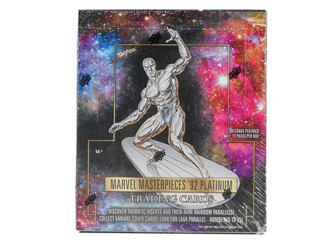 2024 Upper Deck Marvel Masterpieces 92 Platinum Hobby Box Da Card World