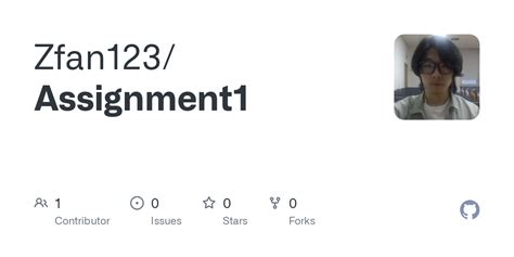 Github Zfan Assignment