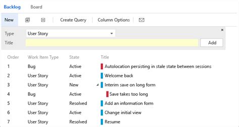 作業項目azure Boards入れ子、表示、並べ替えの問題を解決する Azure Boards Microsoft Learn