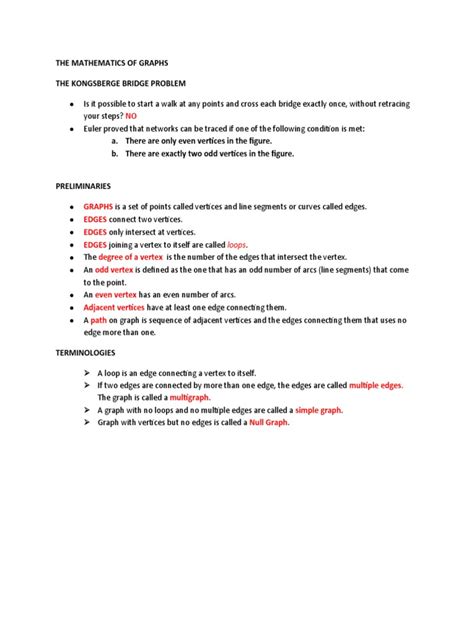 The Mathematics Of Graphs Pdf Vertex Graph Theory Graph Theory