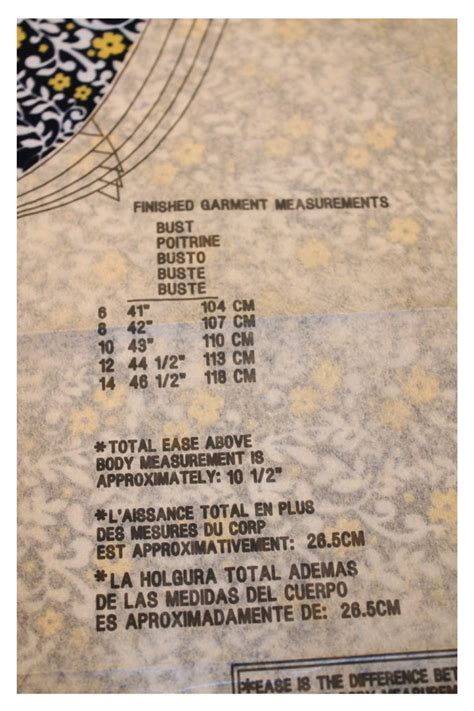 Sewing Pattern Size Adjustments Sew DIY