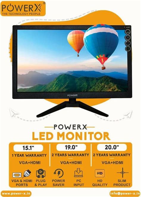 Powerx Led Monitor At Piece Led Monitor In Mumbai ID