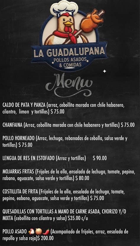 Buenos Dias Pollos Asados Y Comidas “la Guadalupana” Facebook