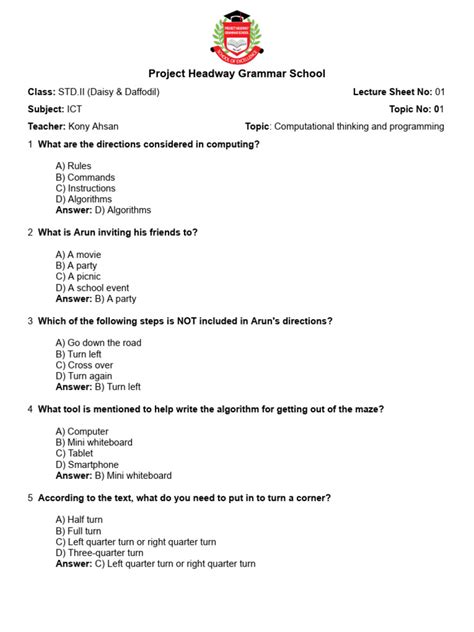Ict Questions Pdf Software Engineering Computer Science
