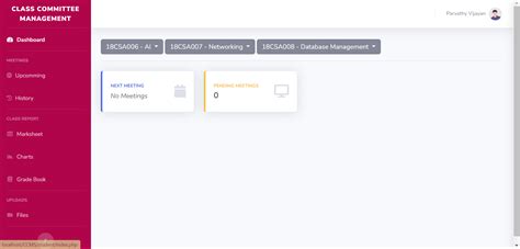 github parvathy vijayan class committee management system class committee management system