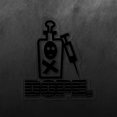 Dope Injection Sticker Retrobay