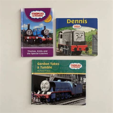 Lot Of 3 Thomas And Friends Dennis Gordon Emily Books Book Bundle 20