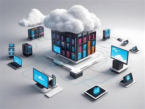 Premium Ai Image The Concept Of Remote Data Storage And Cloud