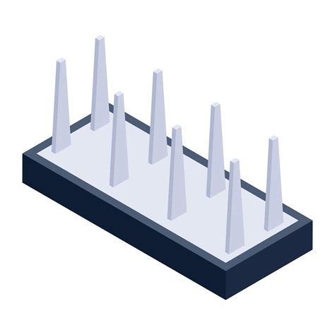 A Single Chip Microcontroller Icon Isometric Style Of Integrated Circuit 6530332 Vector Art At