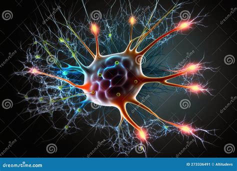 Neural Network Processing And Recognizing Data In Real Time Stock Illustration Illustration
