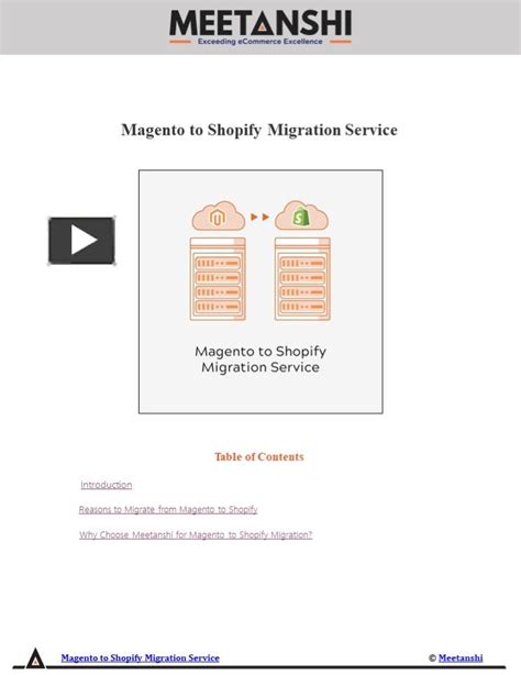 Ppt Magento To Shopify Migration Service Powerpoint Presentation