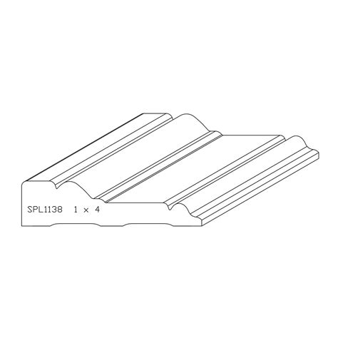 1 X 4 Poplar Custom Casing Spl1138