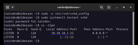 Rair Dev Wireguard SSH