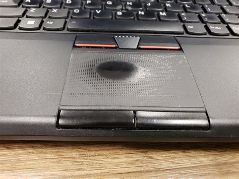 The Track Pad On Our Work Laptops R Wellworn