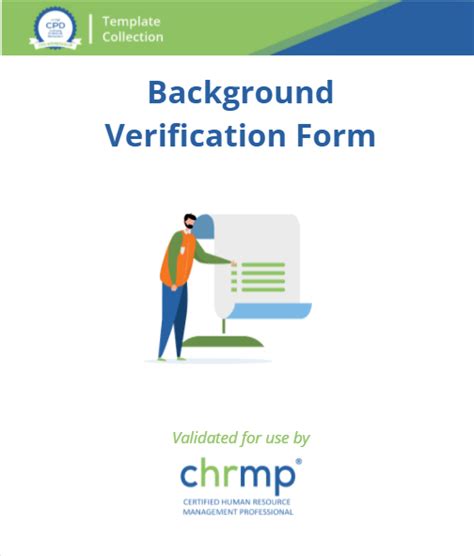 Background Verification Form Chrmp Membership Background Verification Form Chrmp Membership