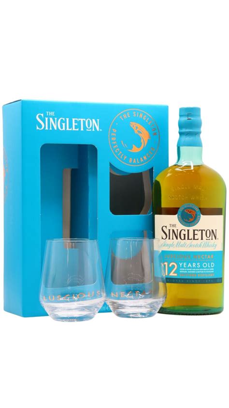 Dufftown The Singleton 12 Year Old Single Malt Glass Pack Whisky