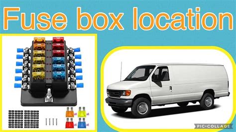 2006 Ford E350 Van Fuse Box Diagram Details
