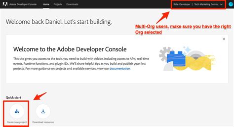 개발자 콘솔 및 Postman 설정 Adobe Experience Platform