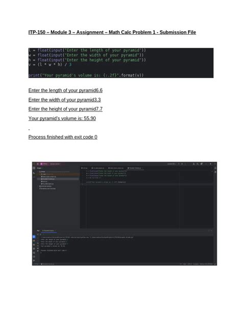 Python Intro Class Module 03 Assignment Math Calc Problem 1 Submission File Pdf