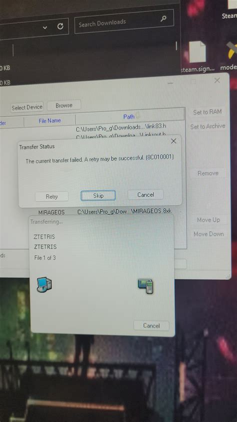 this error message wont stop popping up regardless what file im trying