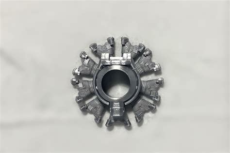 Ww2 R 3350 Duplex Cyclone Radial Engine Half Cylinder 1 Bank Scale Rc Engines