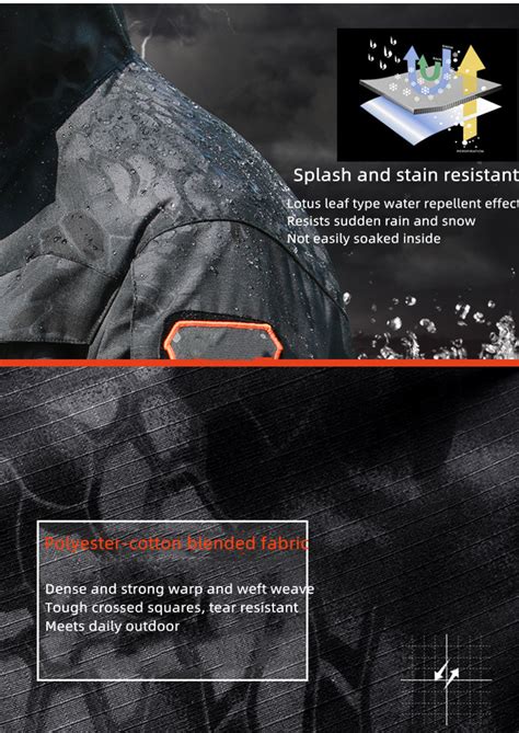 방수 통기성 군대 전술적 재킷 면 폴리에스테르