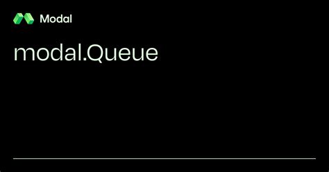 Modalqueue Modal Docs