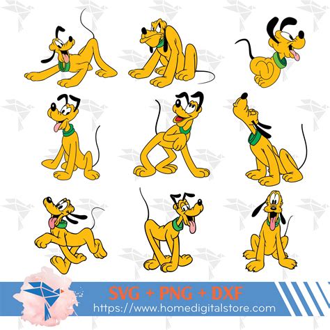 Pluto Head Silhouette