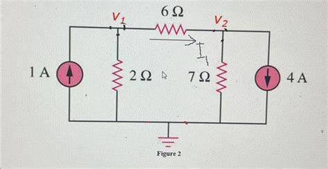 Solved Calculate I1 V1 And V2 Preferably Using KCL Method Chegg Com