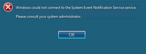 7 Methods System Event Notification Service Error