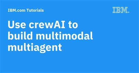 Use Crewai To Build Multimodal Multiagent Systems For Retail Shelf Optimization With Watsonxai